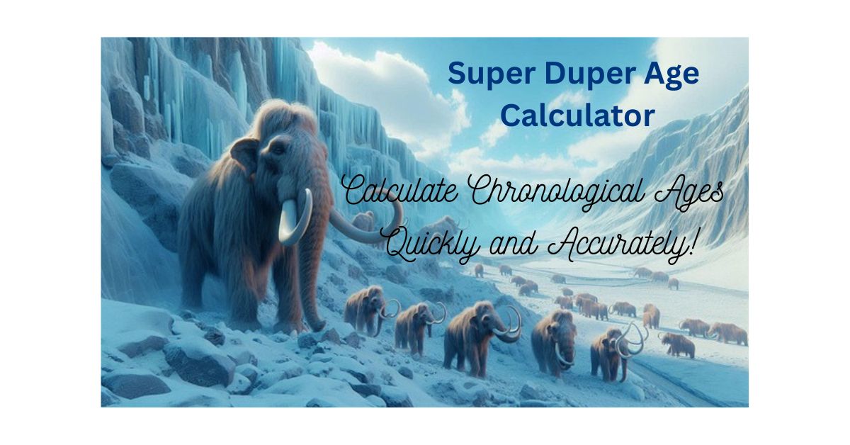 Super Duper Age Calculator - ownpdf